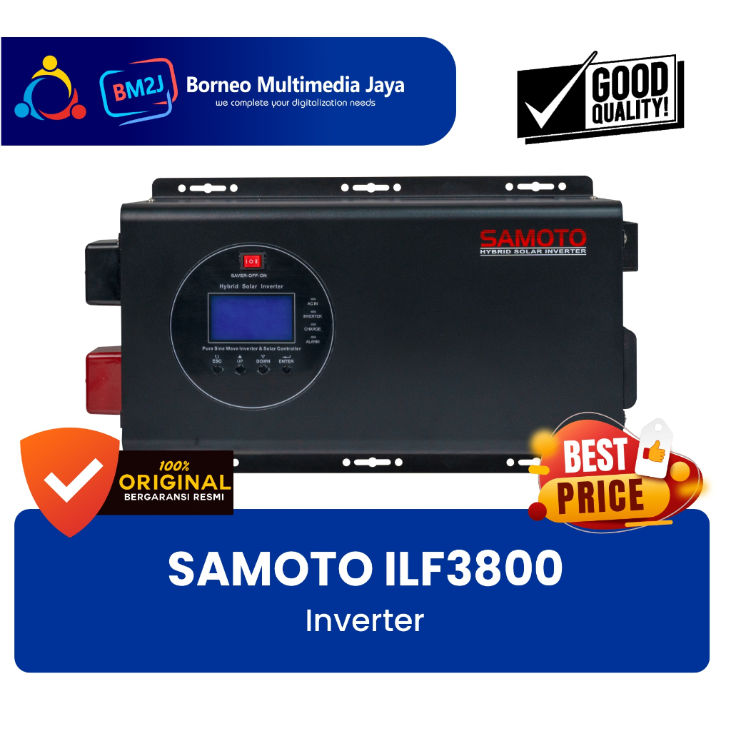 Jual Inverter SAMOTO ILF3800 Off Grid Low Frequency Pure Sinewave 12V ...