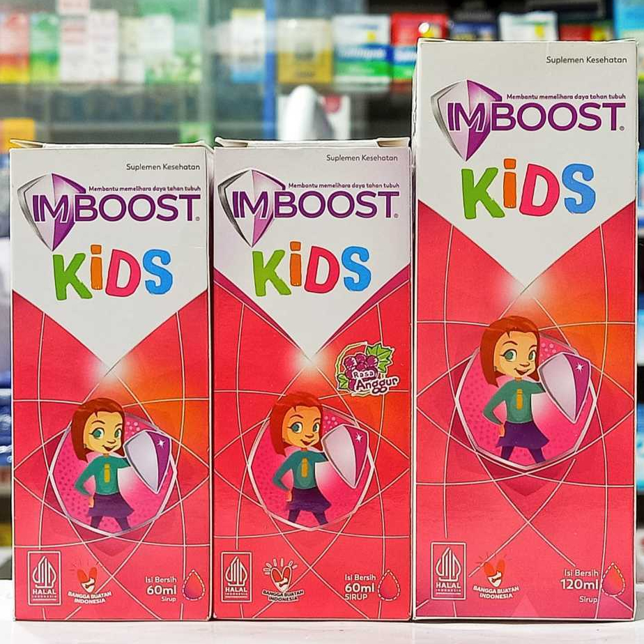 Jual IMBOOST VITAMIN KIDS & FORCE KIDS SIRUP 60ML & 120ML 1 BOTOL ...