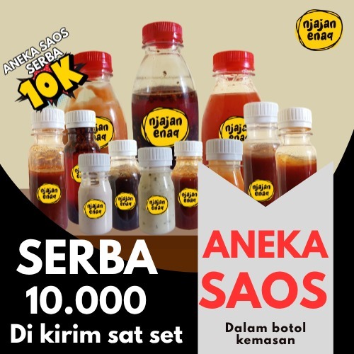 Jual Njajan Enaq Aneka Saos Viral Cocok Buat Frozen Food & Street Food ...