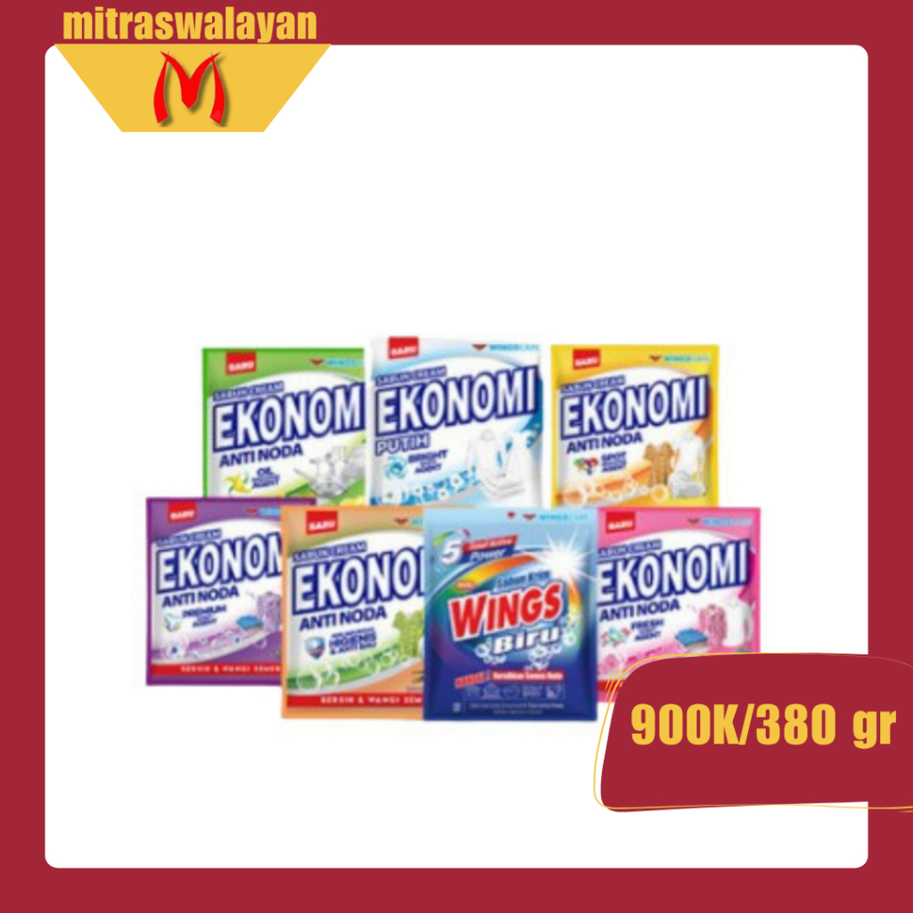 Jual Ekonomi Sabun Colek Kemasan Sachet 900K/380 gr All Varian | Shopee ...