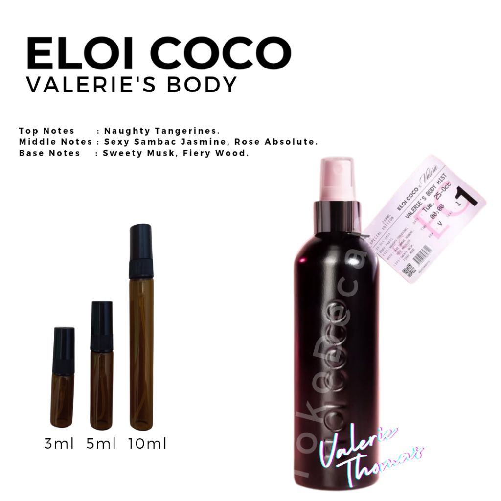 Jual Decant / Vyal Eloi Coco Body Mist x Valerie Thomas - Valerie's ...