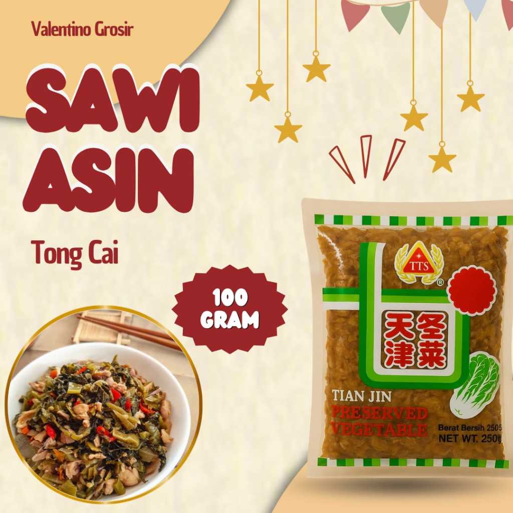 Jual Sayur Asin Tong Cai 250gr / Tongcai / Sawi Asin Preserved ...