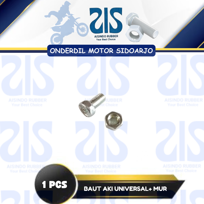 Jual Baut Aki Universal + Mur - Baud Accu "Basah" Untuk Segala Motor ...