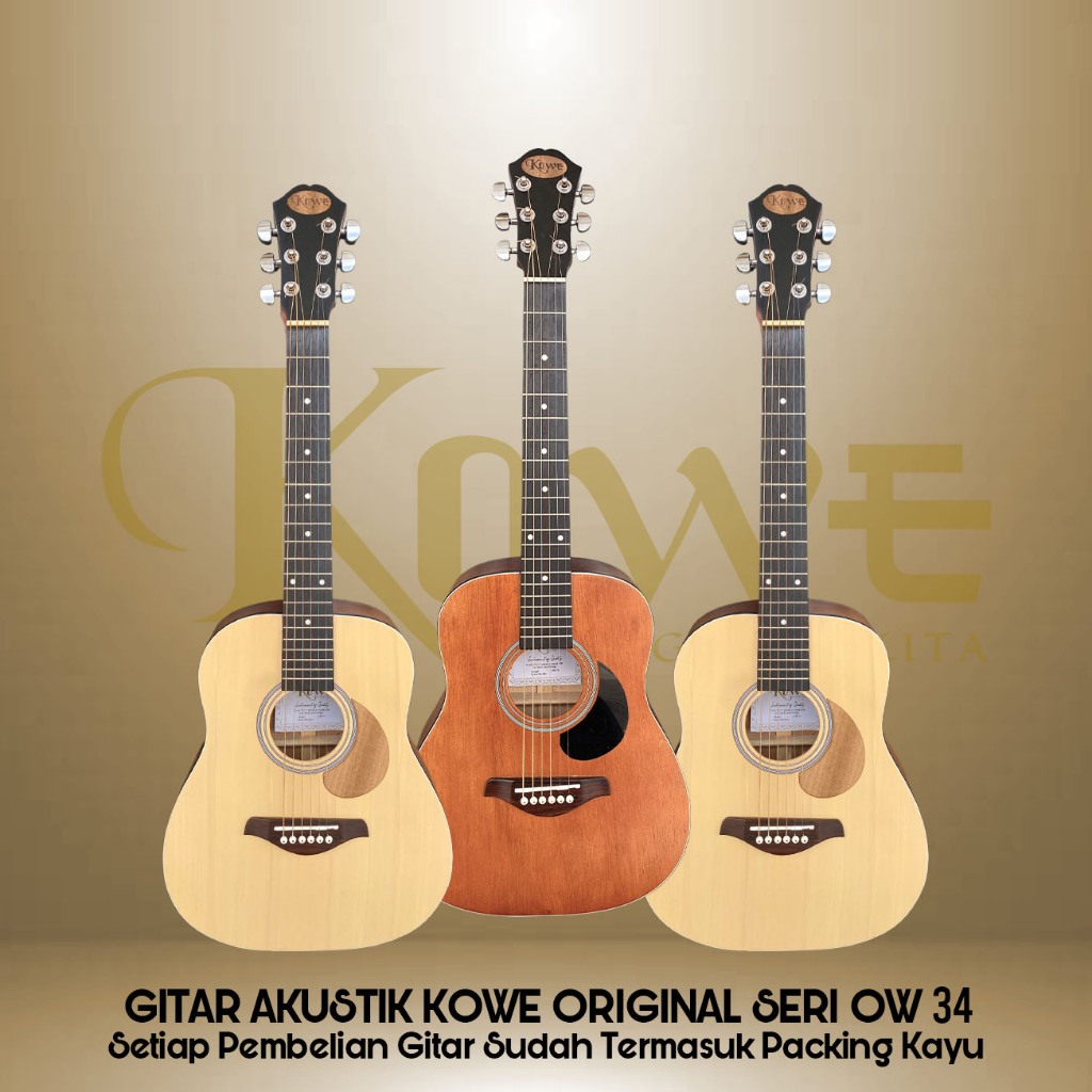 Jual Gitar Akustik Elektrik KOWE Original Seri OW-34 Ukuran 3/4 ...