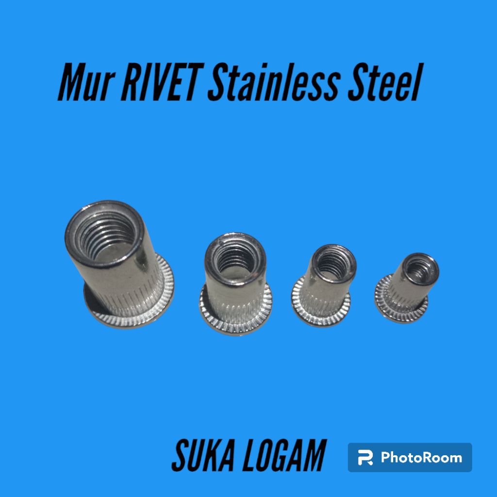 Jual MUR RIVET / RIVNUT M10 [ Pitch:1.5 ] Stainless Steel 304 A2-70 ...