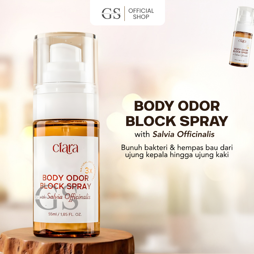 Jual [NEW LAUNCH] Ciara Body Odor Block Spray Antiperspirant Natural ...