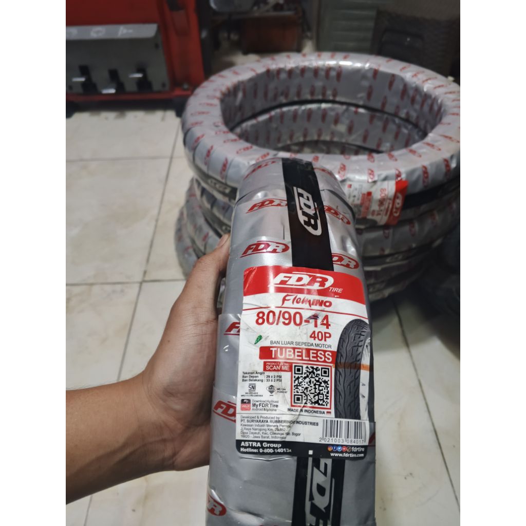Jual ban fdr flemino tubles 80/90-14 dan 90/90-14 | Shopee Indonesia