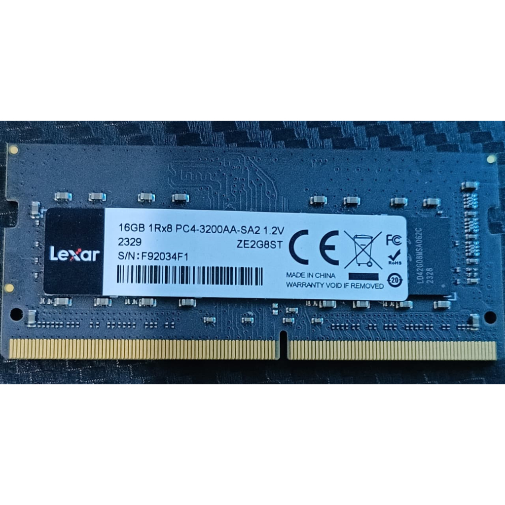 Jual LEXAR Ram DDR4 16GB Sodimm 3200Mhz Ram Notebook Dan Laptop ...