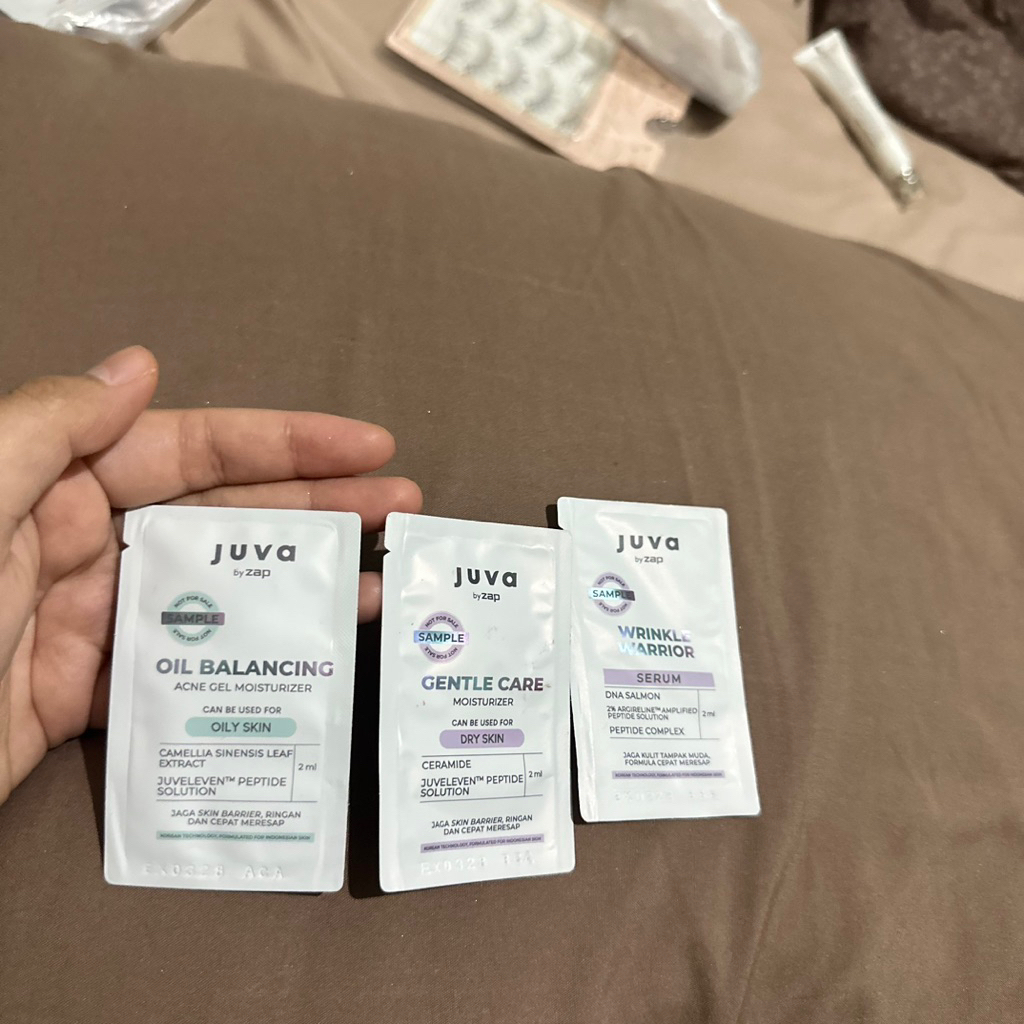 Jual [NEW] juva by zap sachet sample tester travel pack oil balancing ...