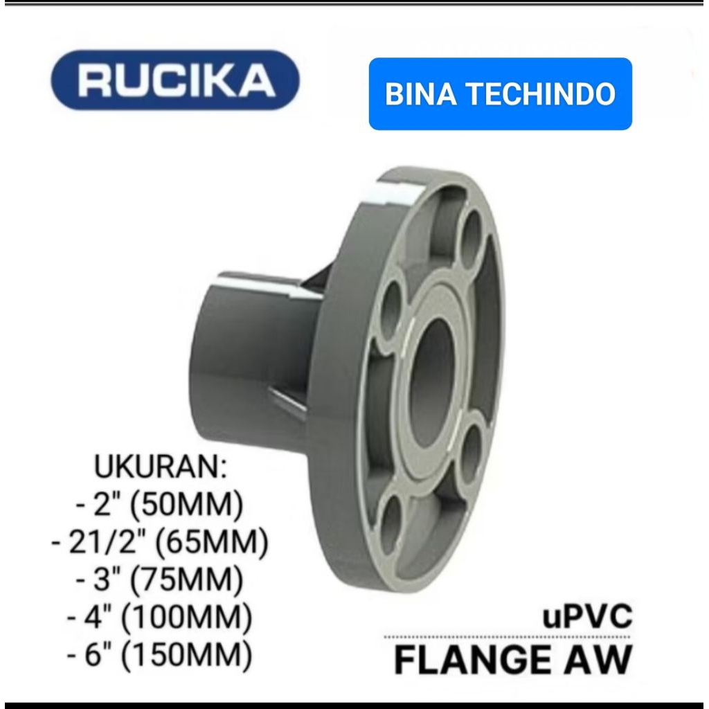 Jual 6" (150MM) FLANGE AW PVC RUCIKA PLENDES PLEN FLANGE FLANK SOCKET ...