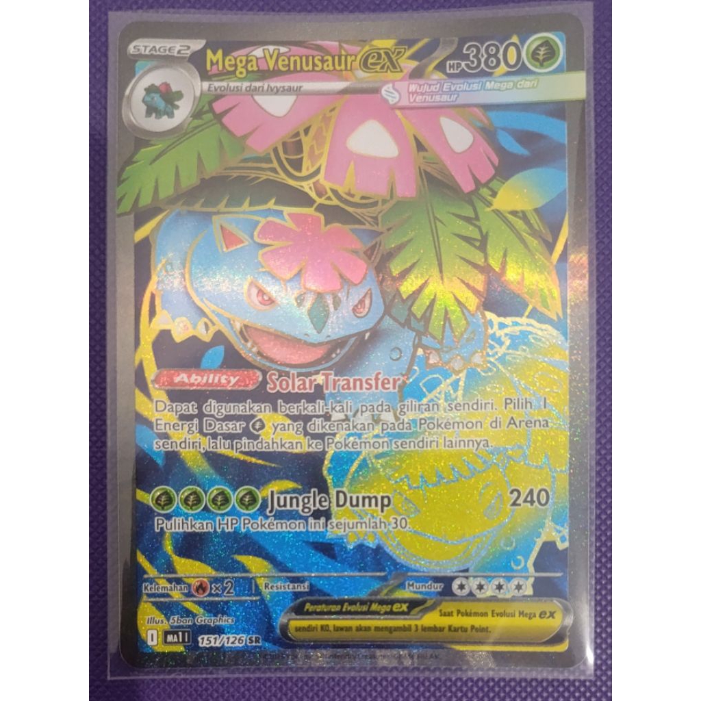 Jual Pokemon Indonesia - MEGA VENUSAUR (SUPER RARE) | Shopee Indonesia