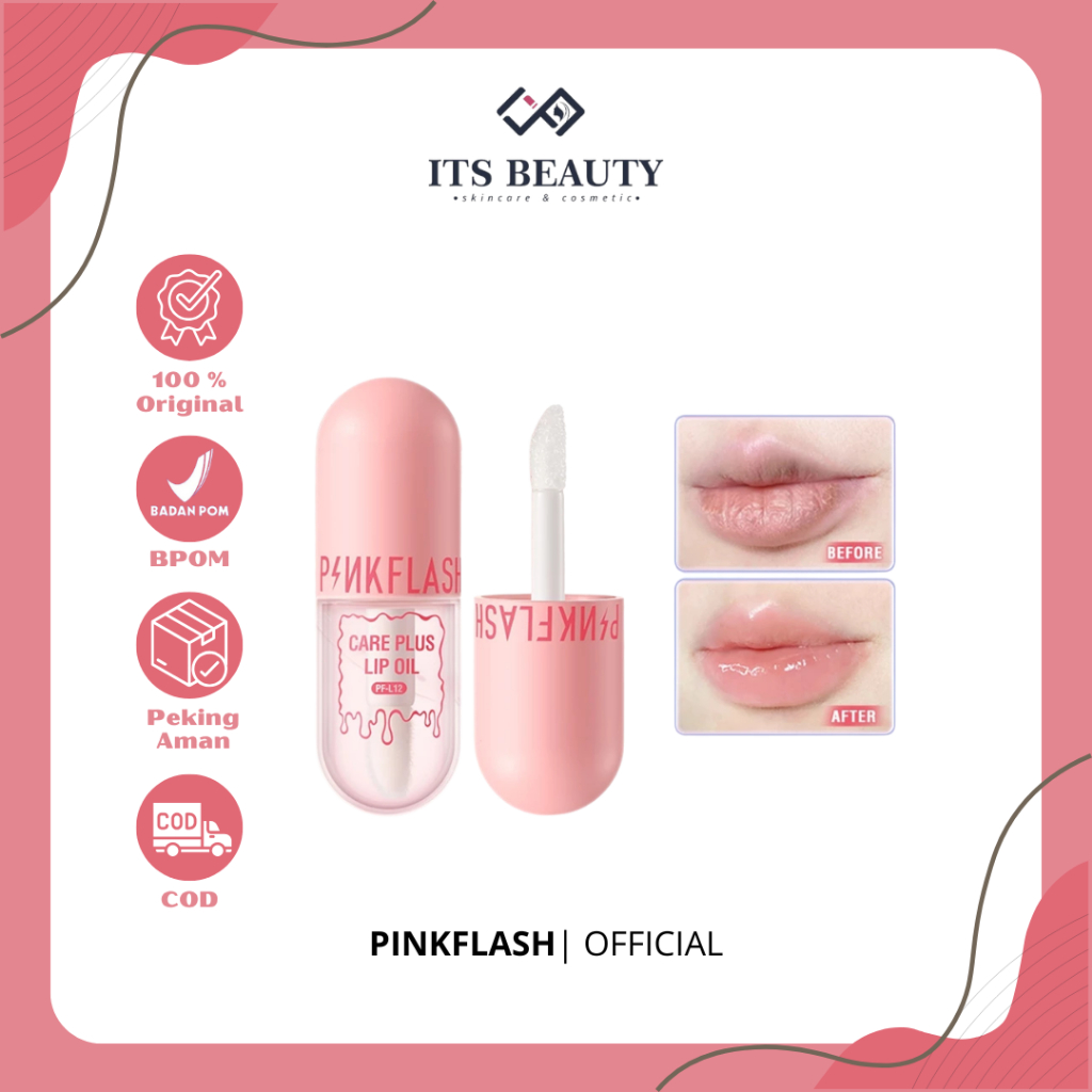 Jual Its Beauty - PINKFLASH Natural Lip Oil Lip Balm Lip Gloss ...