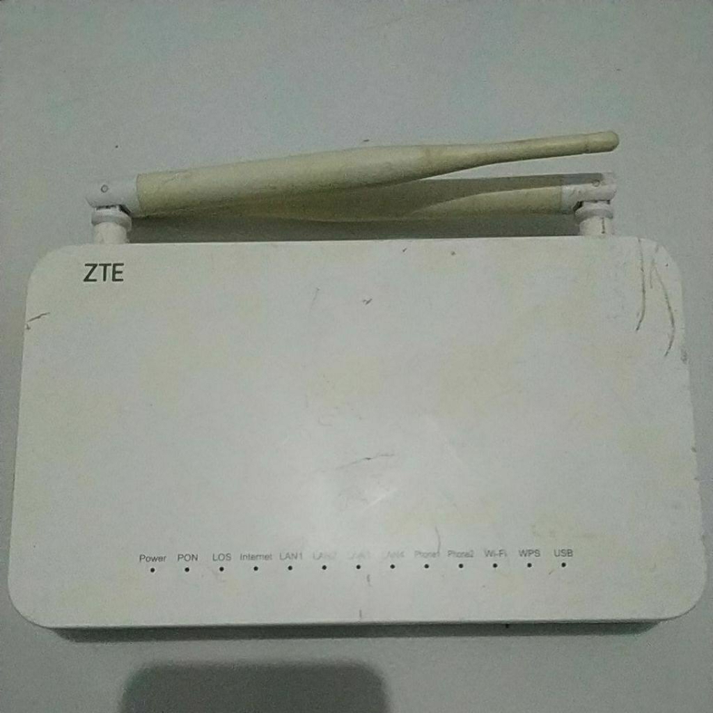 Jual Router ZTE F609 V3 port biru tanpa adaptor, untuk kanibalan. Foto ...