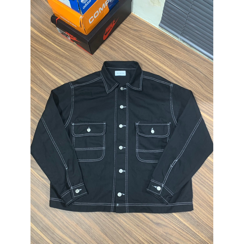 Jual Trucker Jacket belly Button | Shopee Indonesia