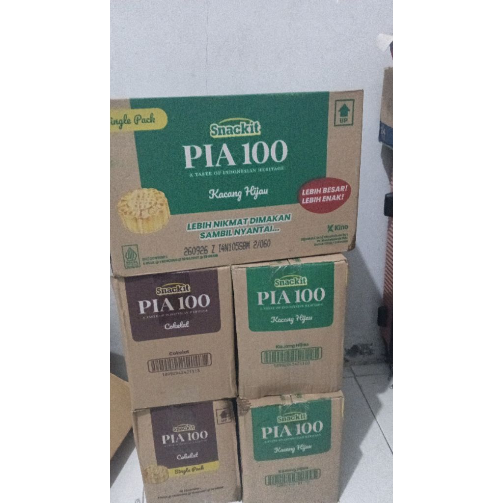 Jual Snackit Kue Pia 100 Rasa Kacang Hijau 1 Renceng Isi 10 Pcs ...