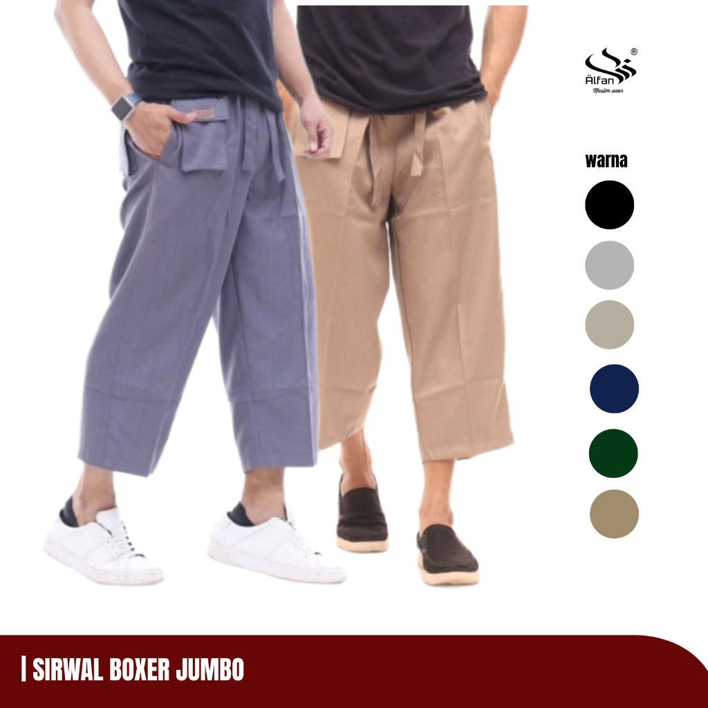 Jual ALFAN - Sirwal Boxer Formal Jumbo Pria Dewasa | Shopee Indonesia