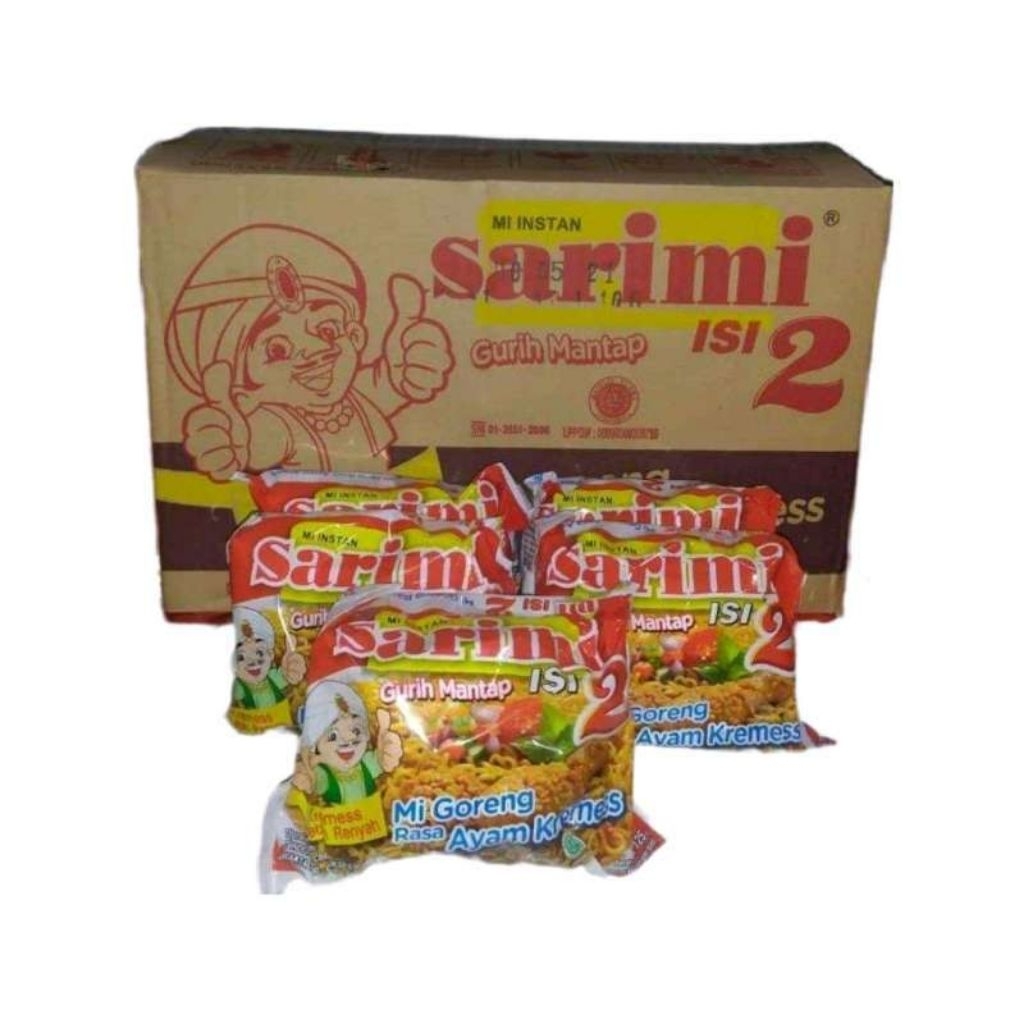 Jual Sarimi Goreng Isi 2 Rasa Ayam Kremes & Ayam Kecap x 125 gr ( 1 Dus ...