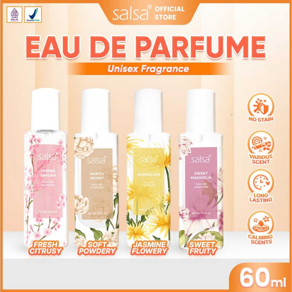 Jual SALSA Eau De Parfume (EDP) - Parfum Wanita Unisex Tahan Lama ...