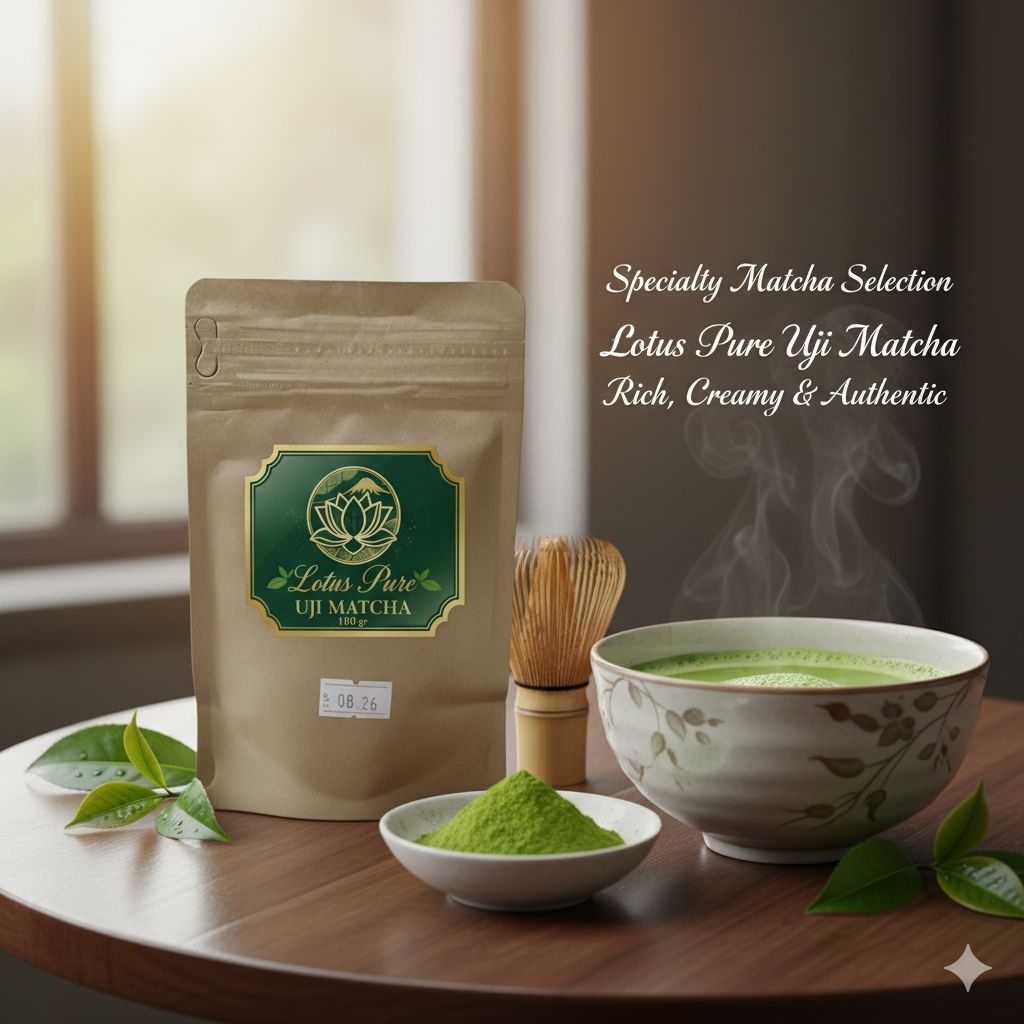 Jual 100% Uji Matcha Jepang Ori Pure Matcha-Bubuk Matcha Premium Lotus ...
