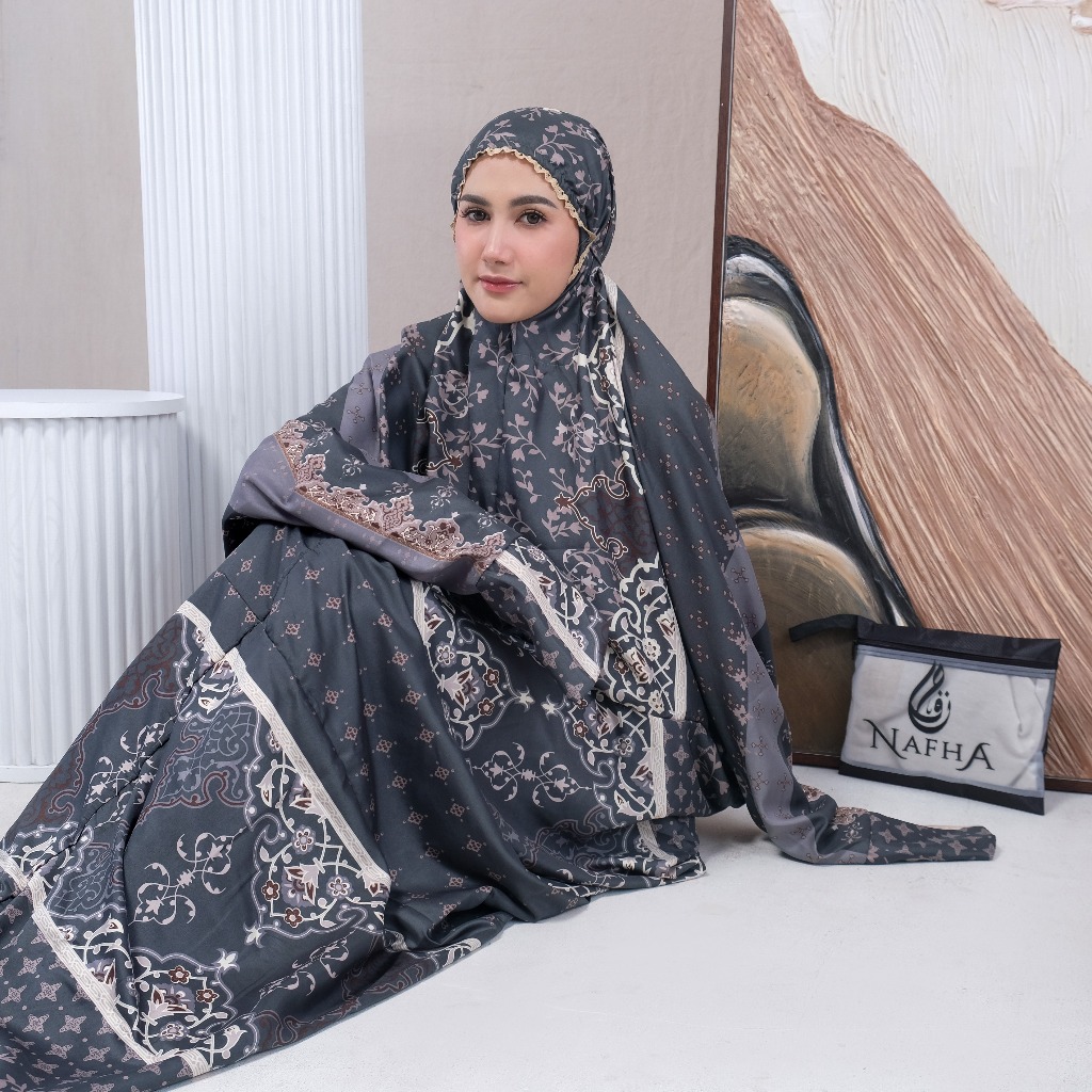 Jual NAFHA - Mukena Terusan Dewasa Dyor Silk Sultan Series | Shopee ...