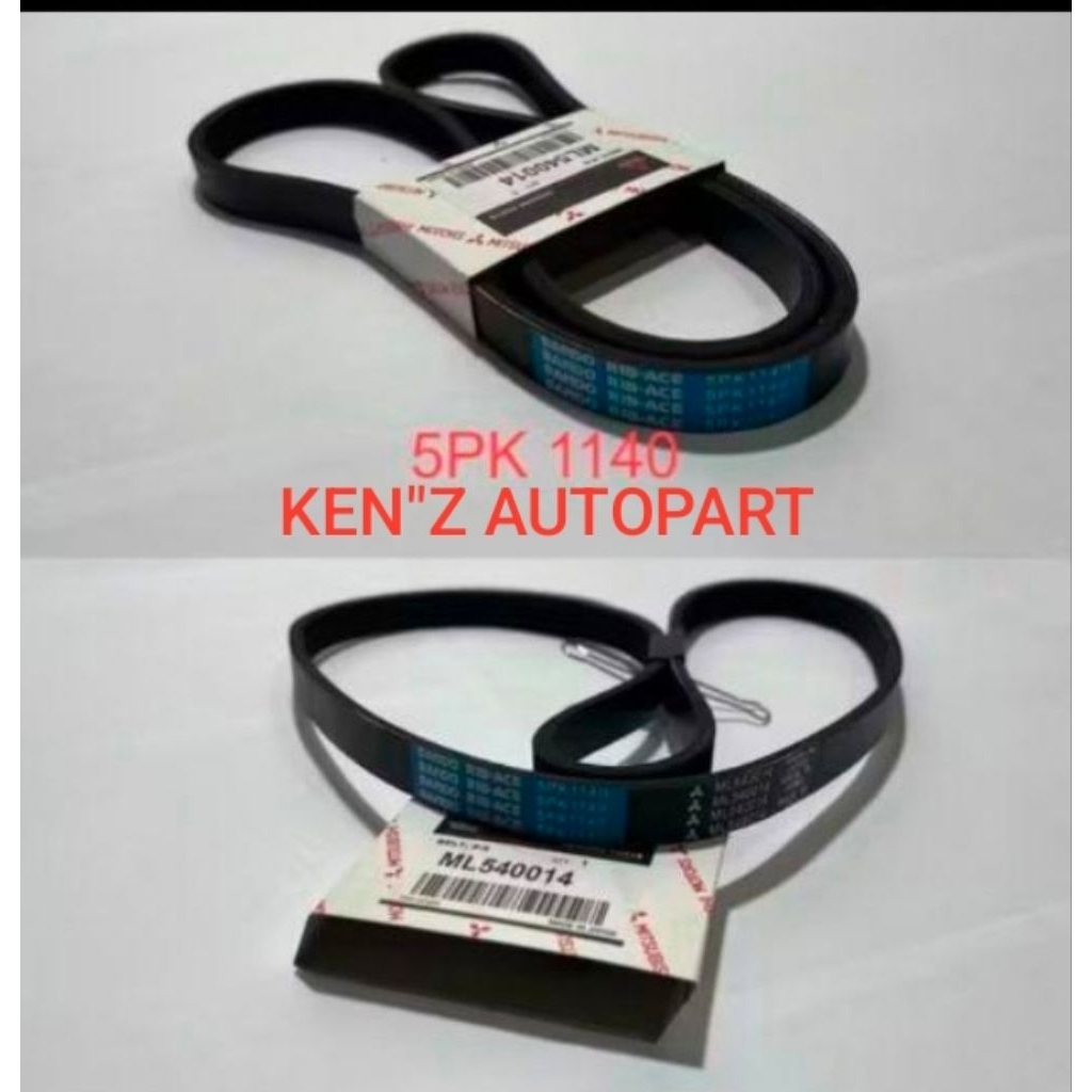 Jual FAN BELT V BELT RIB BELT TALI KIPAS 5PK 1140 TIPE OEM MITSUBISHI ...