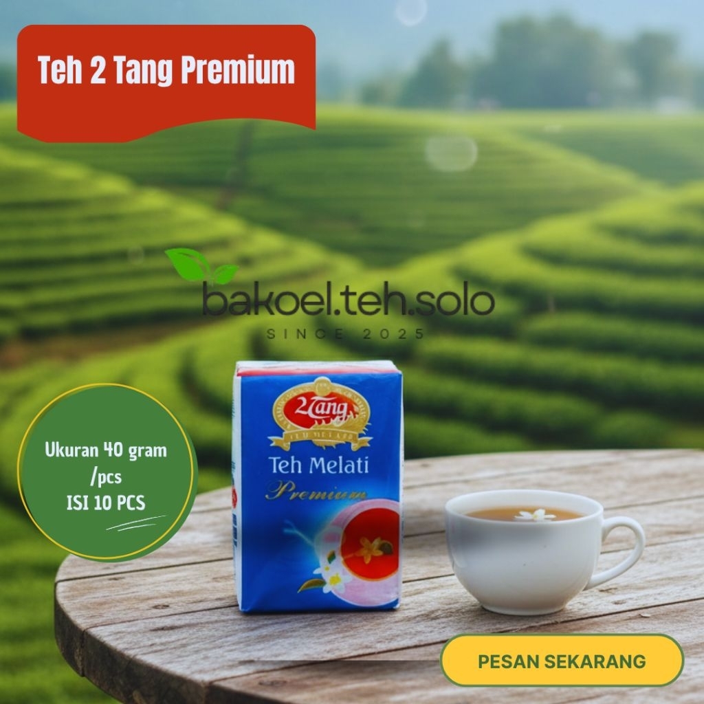 Jual Teh 2 Tang Premium Biru (@40 gr) Isi 10 PCS | Shopee Indonesia