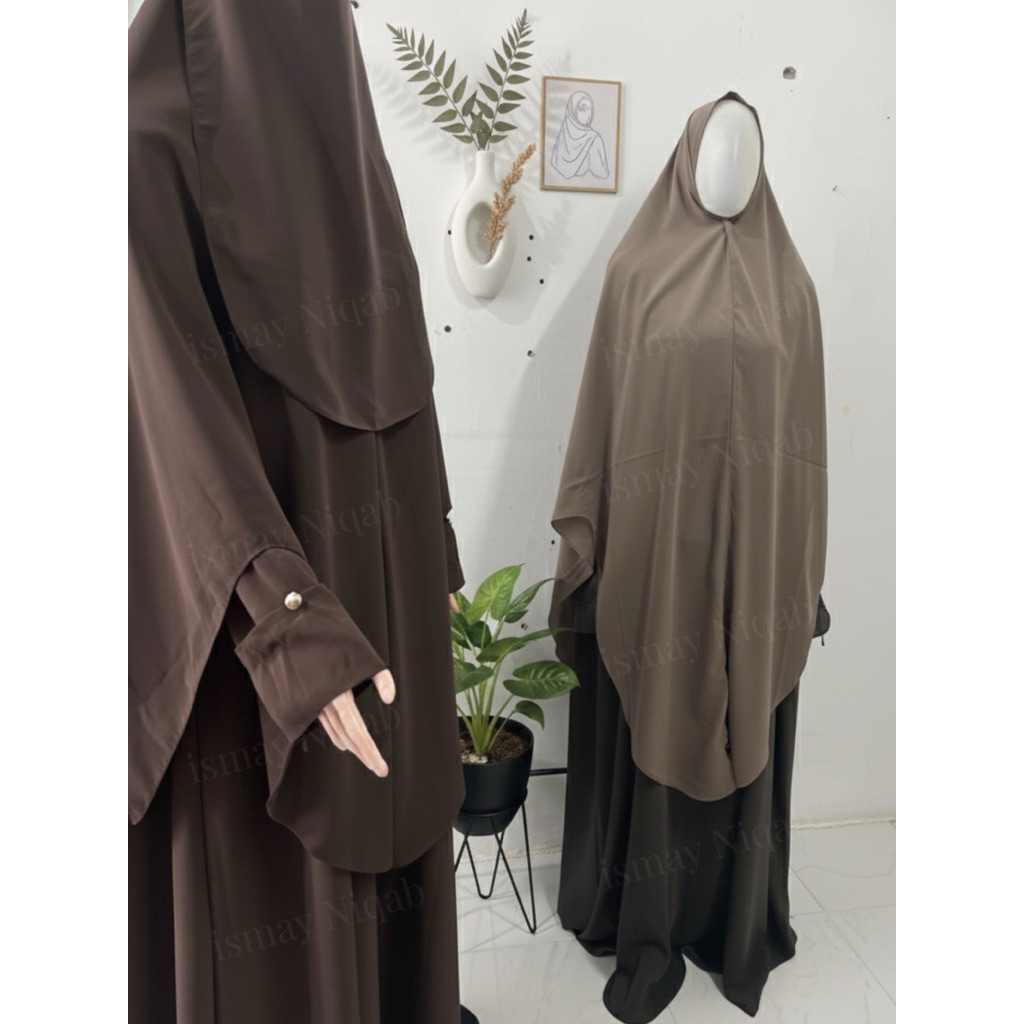 Jual KHIMAR BAHAN FORTALEZA / JILBAB MODEL U / KHIMAR BASIC | Shopee ...