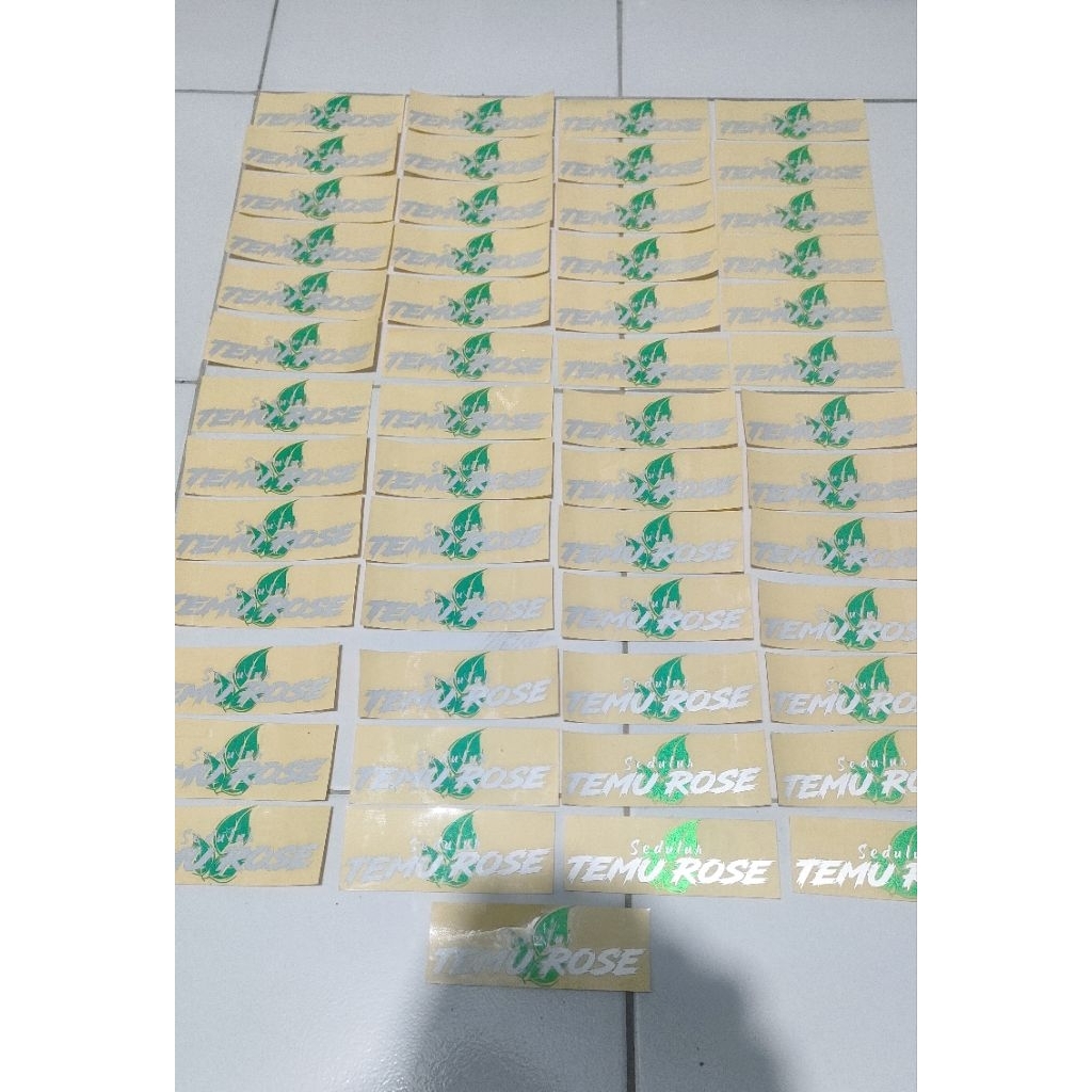 Jual Stiker cutting timbul Temu rose | Shopee Indonesia