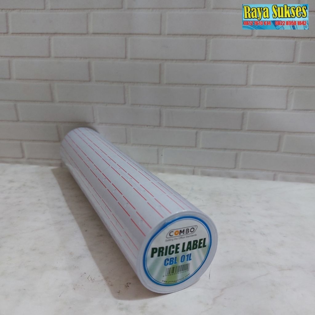 Jual Label Harga Combo / Label Harga CBL 01L/ Label Harga 1 Line Putih ...