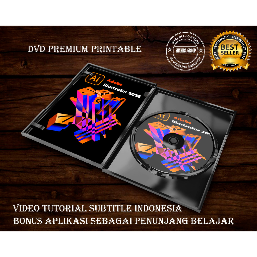 Jual Adobe Illustrator 2026 plus Video Tutorial Mastering SUBTITLE ...
