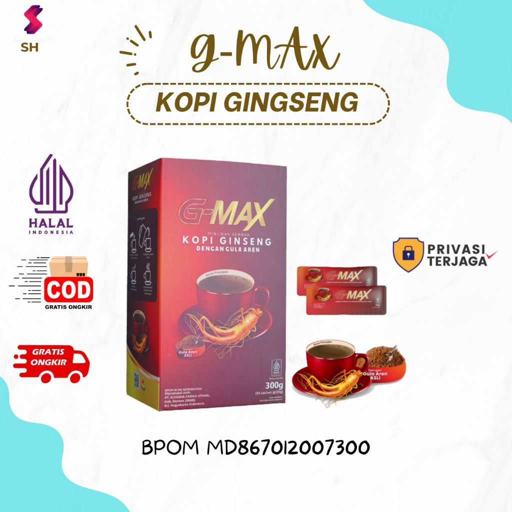 Jual BISA COD Kopi Stamina Pria Kuat Tahan Lama Semalaman Kopi G-MAX ...