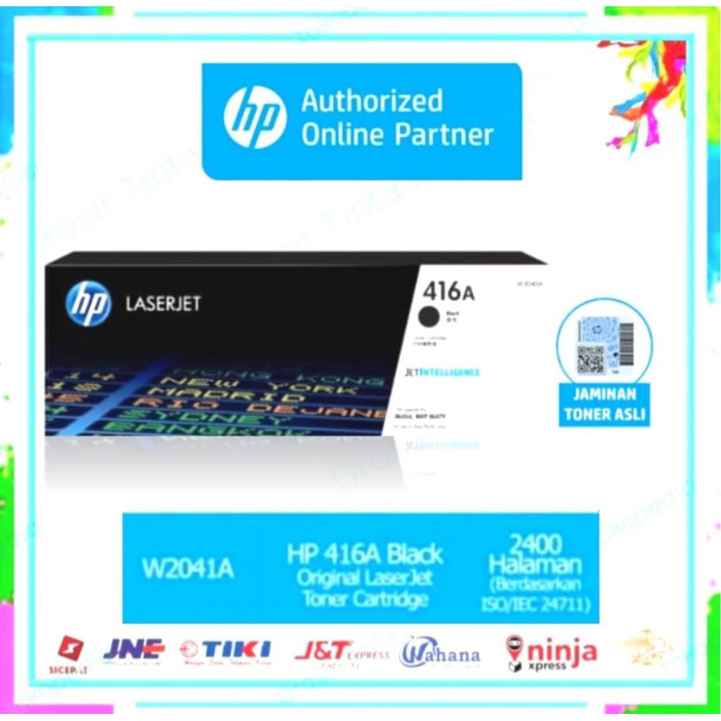 Jual Toner HP 416A | 416 Laserjet Black Cartridge (W2040A) for Printer ...