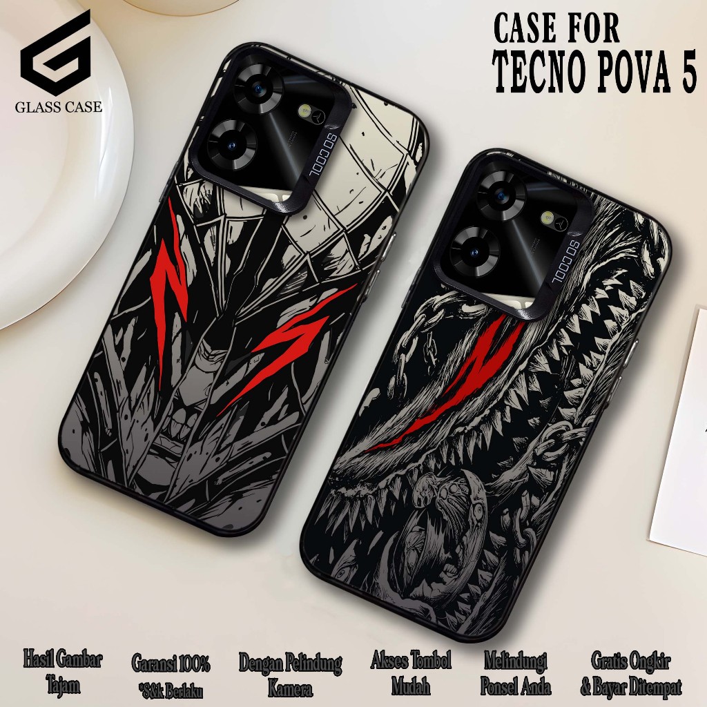 Jual CASE TECNO POVA 5 POVA 5 PRO SOFTCASE HYBRID IMD PLATE HOLOGRAM ...