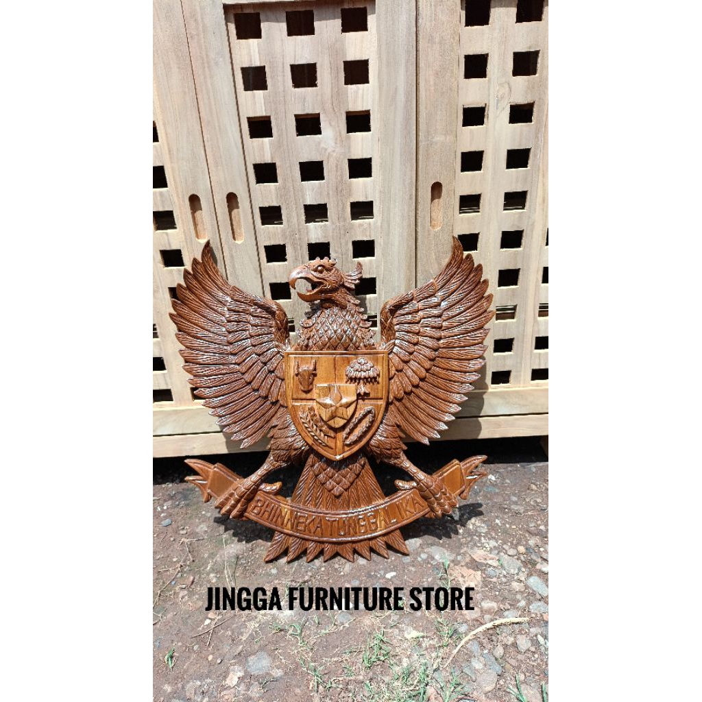 Jual pajangan hiasan ukiran Garuda hiasan dinding ukir Garuda Pancasila ...