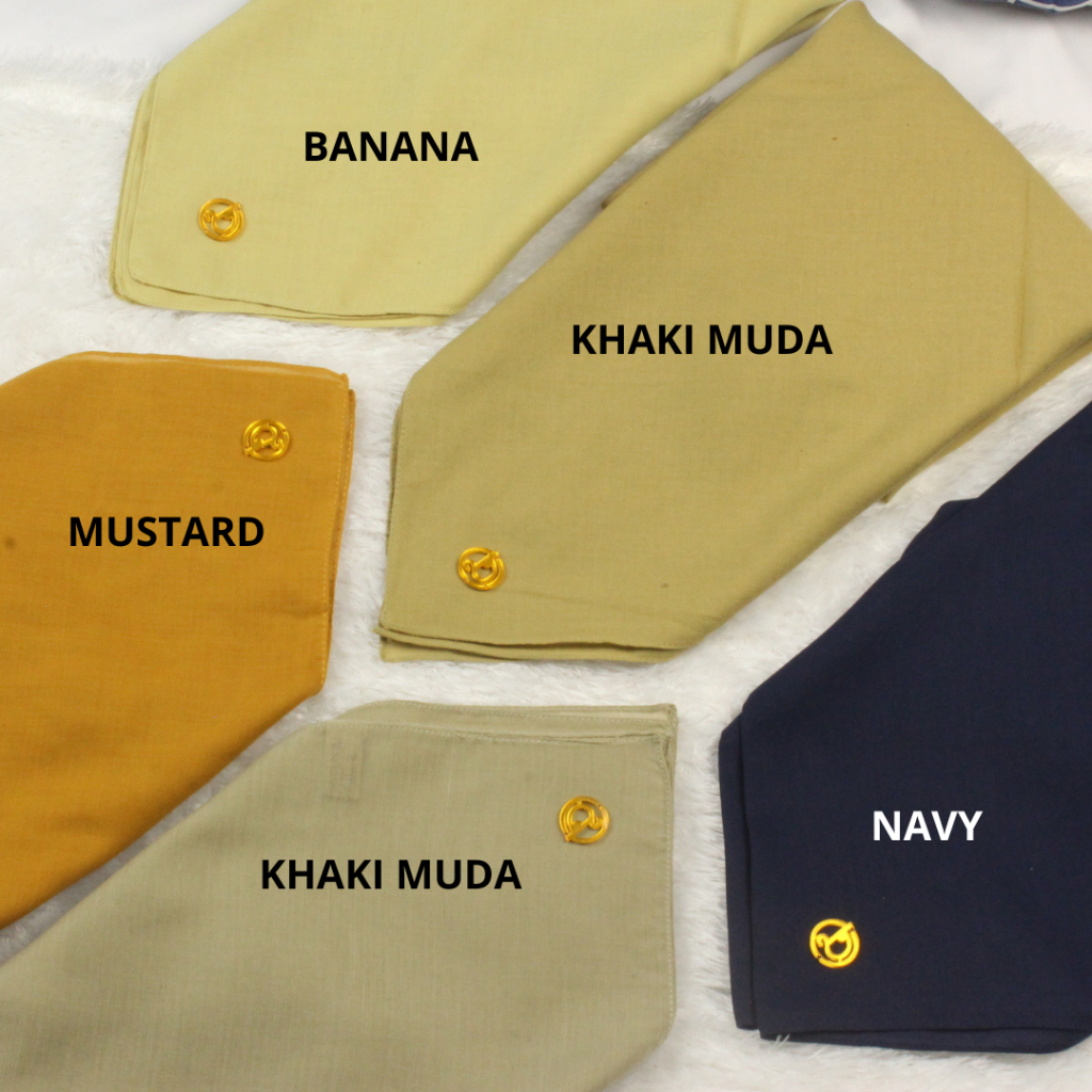 Jual JILBAB KHAKI MUDA PNS HIJAB SEGIEMPAT VOAL PREMIUM KERUDUNG DINAS ...