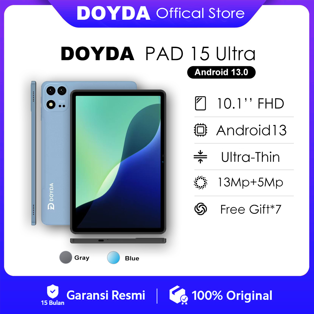 Jual DOYDA Tablet 15 ultra(16/1024GB) | Android 13.0 5G | 10.1’’ FHD ...