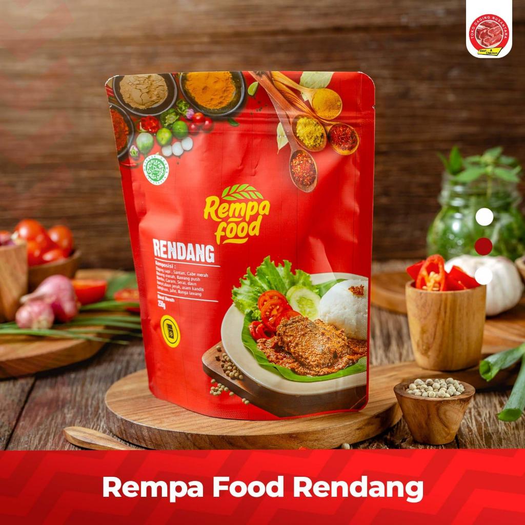 Jual REMPA FOOD RENDANG 250GR | Shopee Indonesia