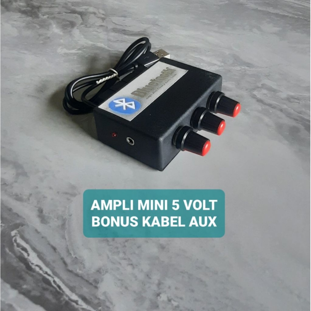 Jual Ampli Mini/Amplifier Mini bluetooth 5V Extra TONE CONTROL(BONUS ...