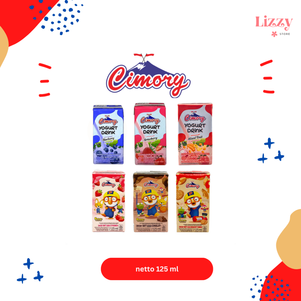 Jual Cimory UHT | Yogurt Drink Milk Susu Kotak 125ml | Shopee Indonesia