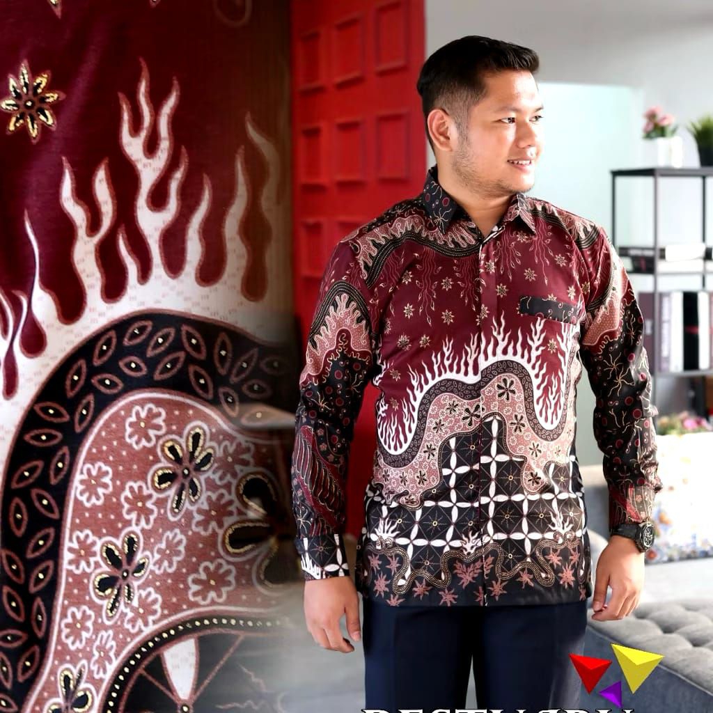 Jual KEMAJA BATIK / BATIK TERBARU / LENGAN PANJANG | Shopee Indonesia