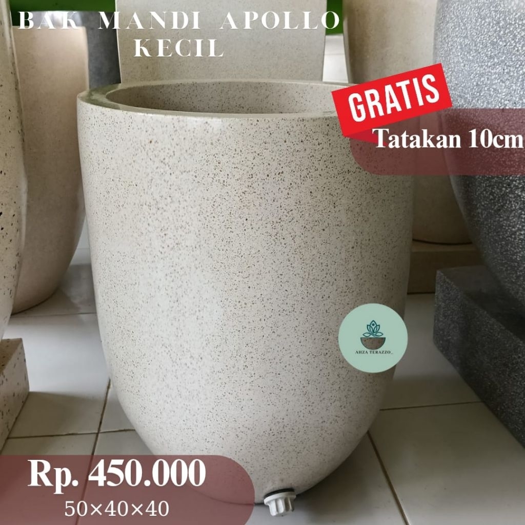 Jual Bak Mandi Apollo Kecil terazzo | Asli Batu cantik minimalis ...