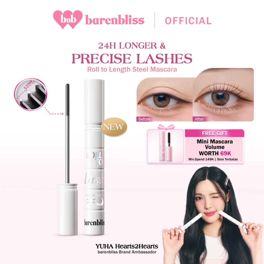 Jual [BACK IN STOCK] BNB barenbliss Roll to Length Steel Mascara 6g ...