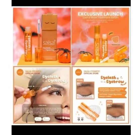 Jual SALSA EYELASH & EYEBROW SERUM 5ml Harga /pc | Shopee Indonesia
