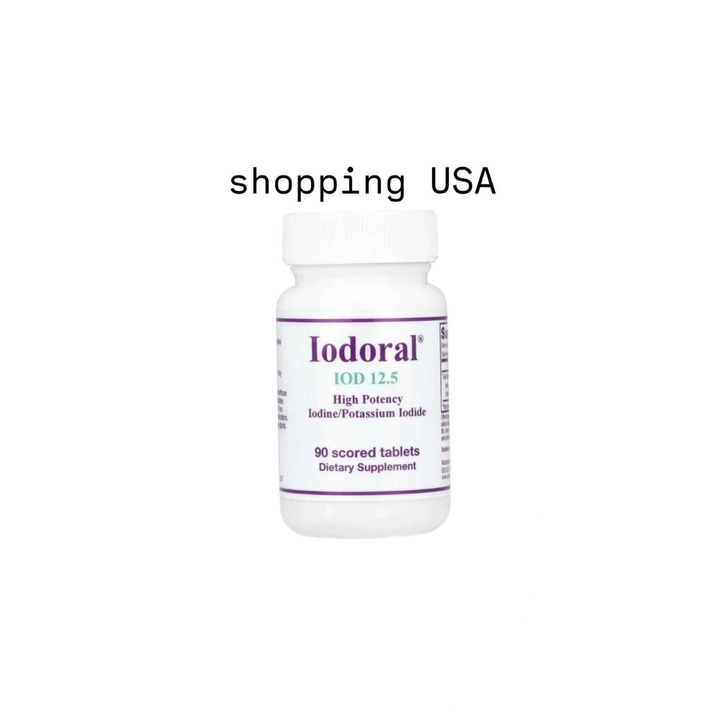 Jual Iodoral IOD 12.5 High Potency Iodine/Potassium Iodide - 90 Tablets ...