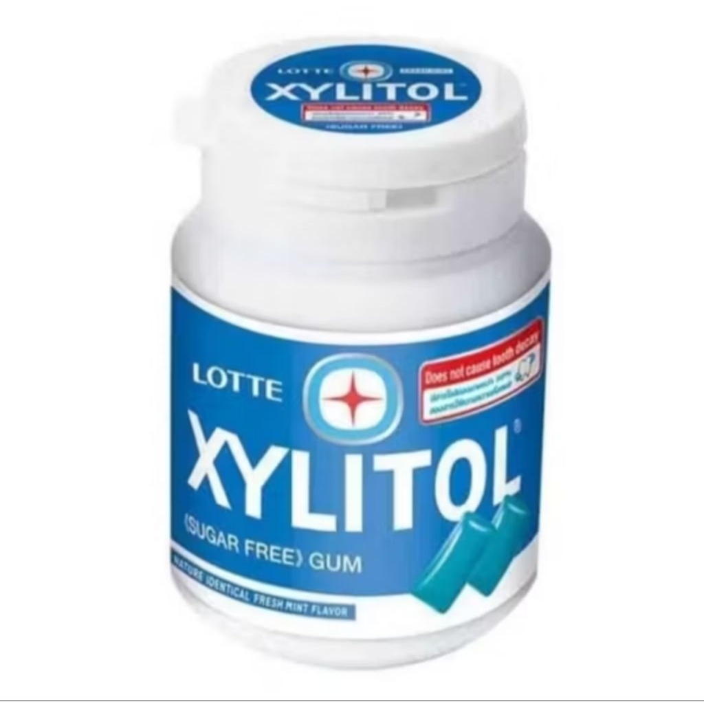Jual Lotte Xylitol Fresh Mint 58gr/40 Permen/Pelega Tenggorokan ...