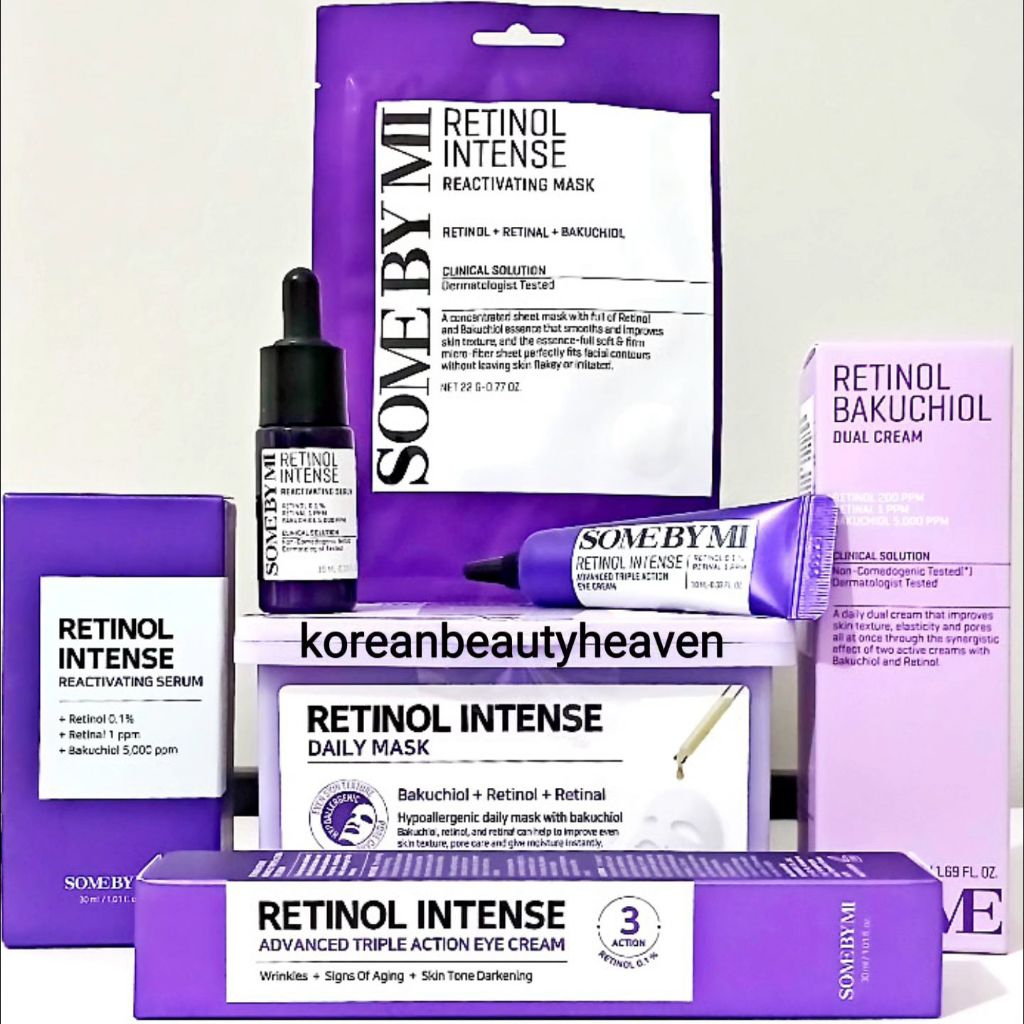 Jual [NEW] Some By Mi Retinol Bakuchiol Cream, Retinol Intense Serum ...