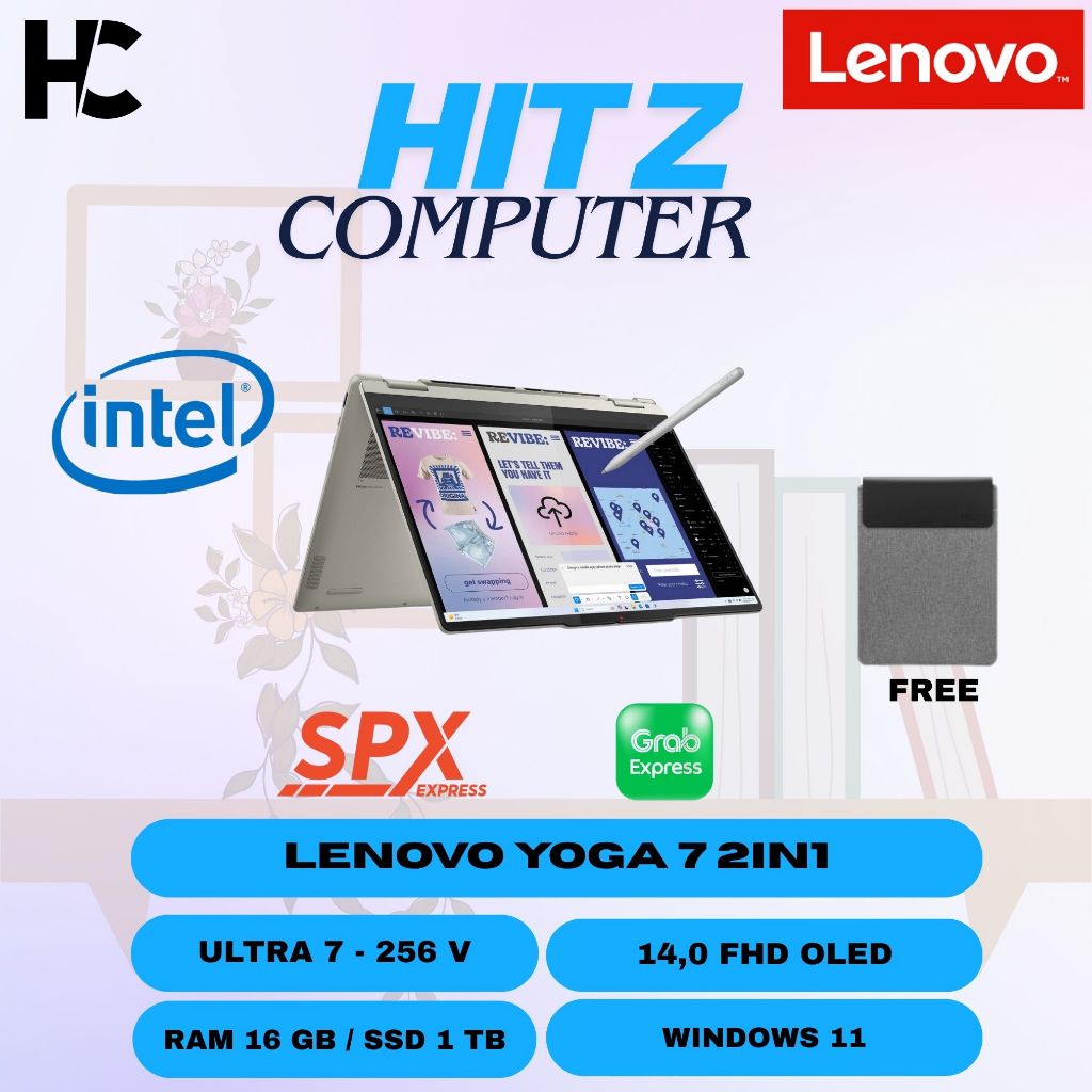 Jual LENOVO YOGA 7 2IN1 14 ULTRA 5 226V 16GB 512GB W11+OHS 14.0WUXGA ...
