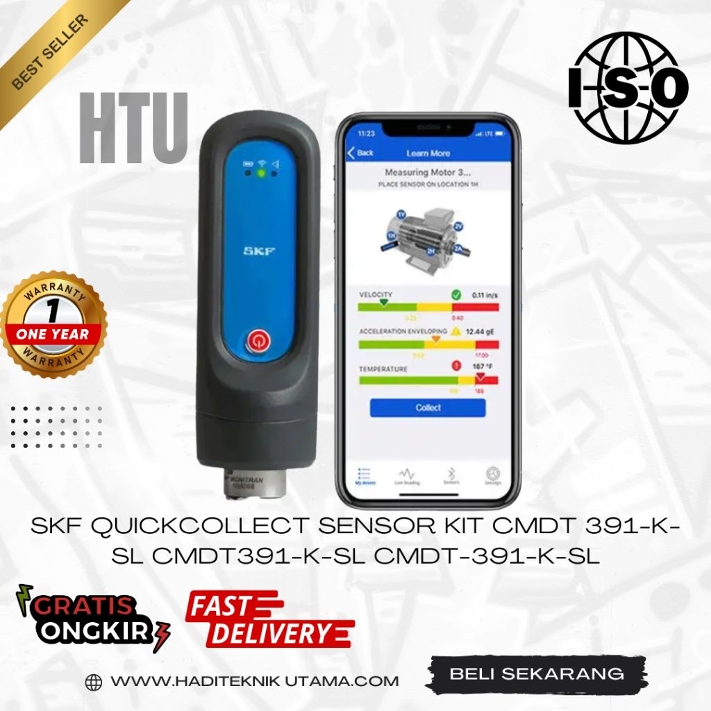 Jual SKF QuickCollect Sensor Kit CMDT 391-K-SL CMDT391-K-SL CMDT-391-K ...