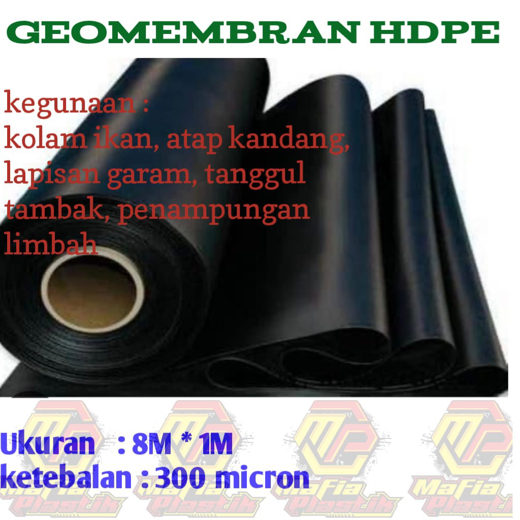 Jual Geomembran Hdpe / terpal Lebar 8meter 300micron | Shopee Indonesia