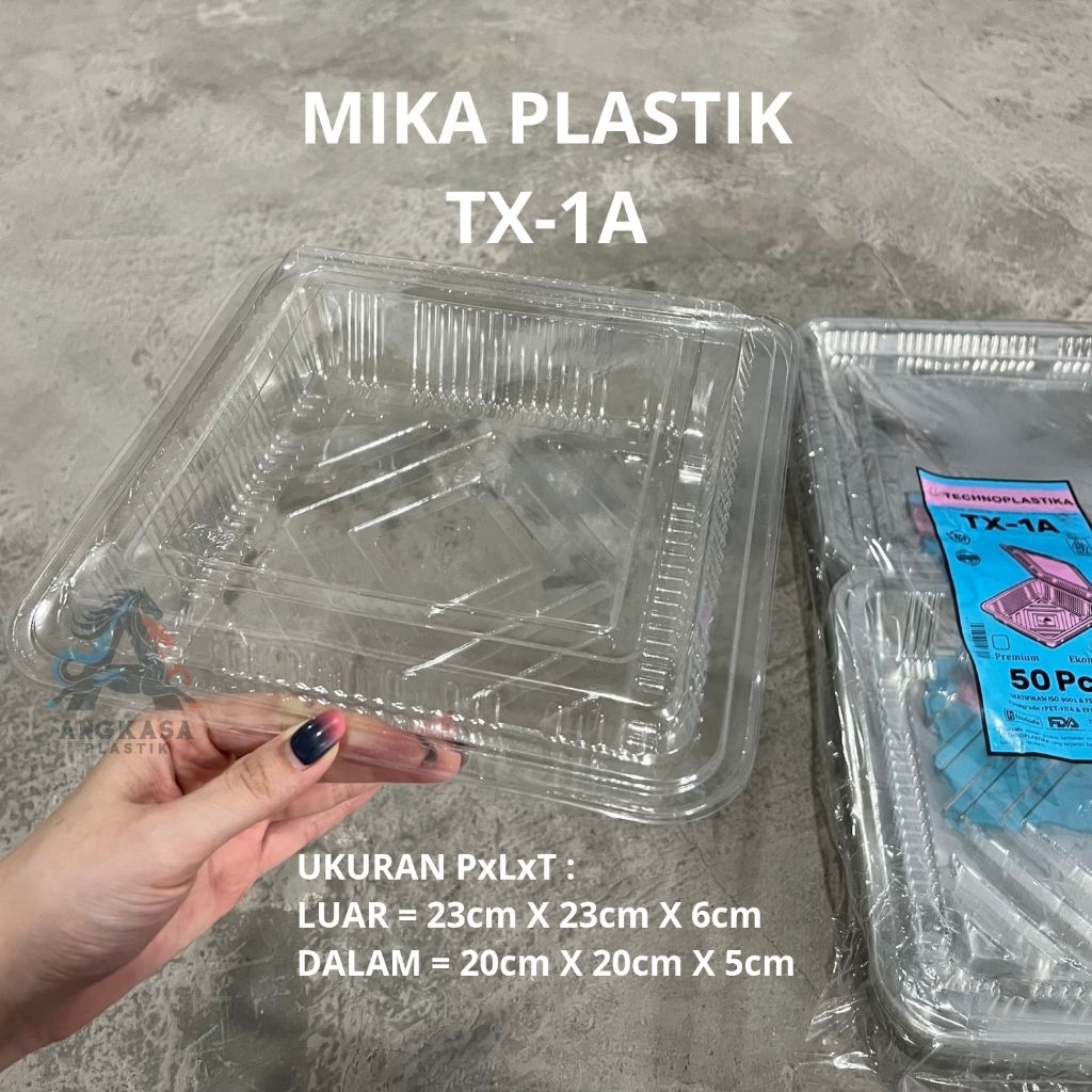 Jual Mika TX 1A / Mika Kue Bolu 20x20x5cm / Mika Chiffon / Mika Jumbo ...